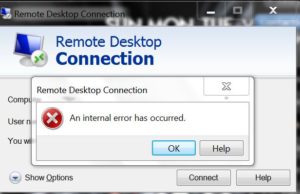 Remote Desktop Connection An Internal Error Has Occurred – Windows Tech ...