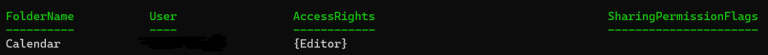 Modify Microsoft 365 User Calendar Access Rights using PowerShell